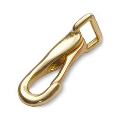 Shires Brass Horse Bridle Cheek Clips Brass (16mm)