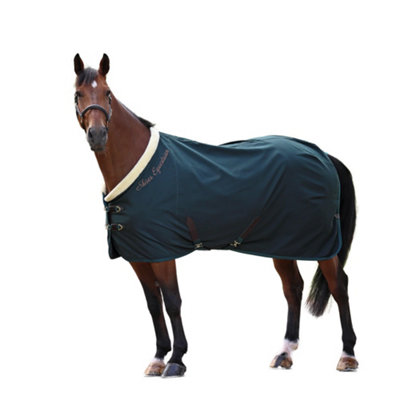 Shires Deluxe Standard-Neck Horse Stable Rug Green (5)