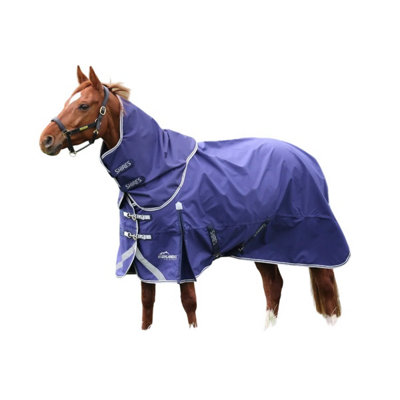 Shires Highlander Original Lite Horse Turnout Neck Cover Navy (S)