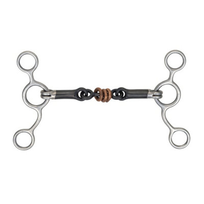 Shires Horse Tom Thumb Bit Black (5.5in)