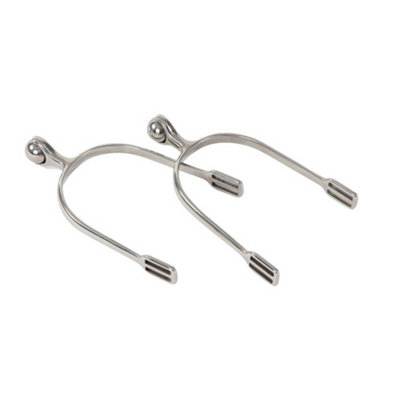 Shires Mens Roller Ball Spurs Silver (One Size)