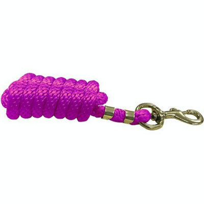 SHIRES TOPAZ HORSE LEAD ROPE RASPBERRY (1.8M)