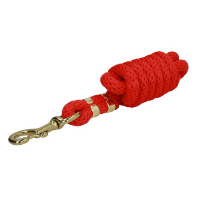 Shires Topaz Horse Lead Rope Red (1.8m)