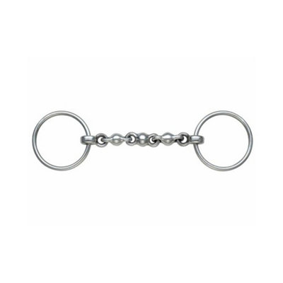 Shires Waterford Horse Loose Ring Snaffle Bit Silver (5in)