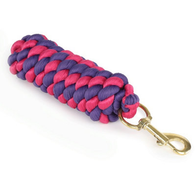Shires Wessex Horse Leadrope Pink/Purple (One Size) | DIY at B&Q