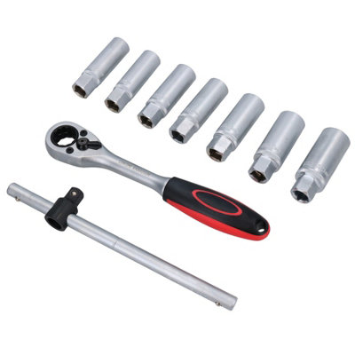 Shock Absorber Suspension Strut Nuts Remover and Installer 18pc Kit 1/2 ...