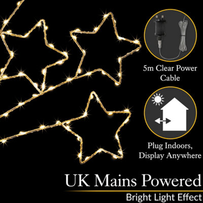 Shooting Star Christmas Light Xmas Decoration Flashing LED Indoor ...