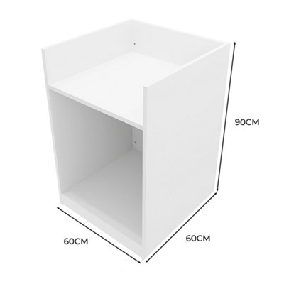 Shop Counter Till Block Stand White TB60 Retail Storage Unit Modular ...