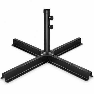 ShopnBits Cross Frame Parasol Base Heavy Duty Patio Umbrella Stand ...