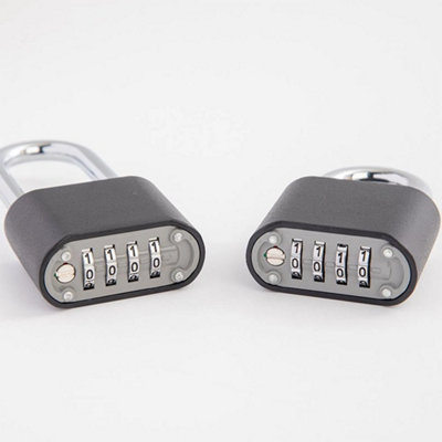 Short Combination Padlock 4 Digit Heavy Duty Security Lock 60mm Long ...