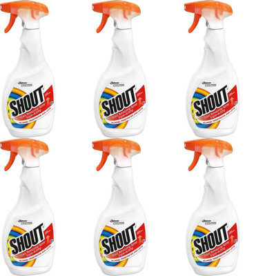 Shout Stain Removing Spray, 500 ml (Pack of 6) | DIY at B&Q