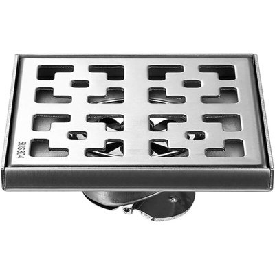 Shower Drain Stainless Steel Square Shower Drain with Large Caliber ...