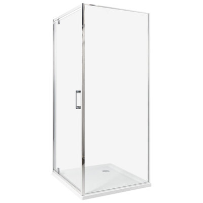 Shower Enclosure DARLI 800 x 800 x 1850 mm Silver