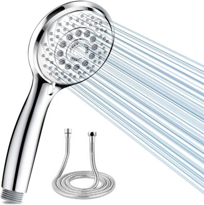 Shower Head and Hose 2M High Pressure Boosting Shower Heads Powerful ...
