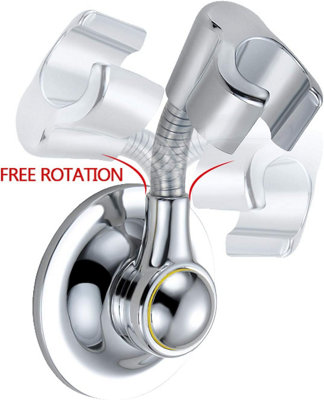 Shower Head Holder with Suction Cup Adjustable Height Handheld Shower ...