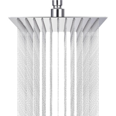 Shower Heads Hoses 10 Inch Square Rainfall Shower Head 304 Stainless ...