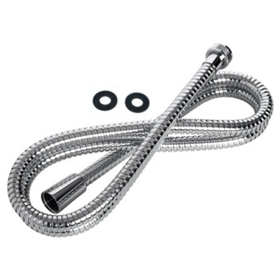 Shower Hose 1500mmx8mm Large Bore Maximum Water Pressure Universal 1/2 ...