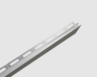 Shower profile glass fixing LPSP in Satin Silver stainless steel