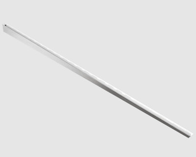 Shower profile glass fixing LPSP in Satin Silver stainless steel