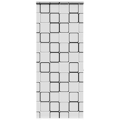 Shower Roller Blind with Cassette 110x240 cm Fabric Width 106 cm