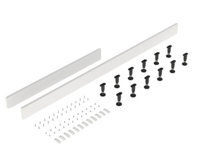 Shower Tray Leg Set & Plinth Kit - White - 1800mm & 1000mm Panel ...
