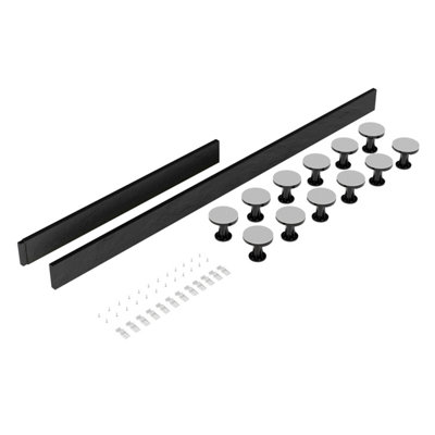 Shower Tray Leg Set - Slate Grey - For 1300mm-1800mm Rectangular & Walk ...