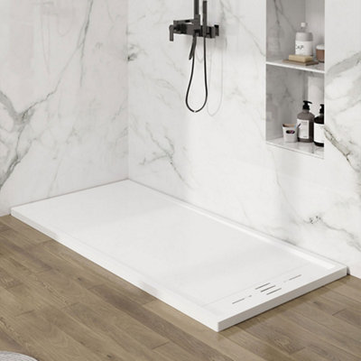 Shower Tray with Drain for Enclosures Cubicles & Wet Room 170cm W x 80 cm D