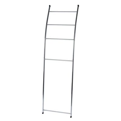 Showerdrape Apex Chrome Bathroom Freestanding Towel Rail Storage Ladder