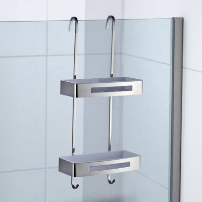 Showerdrape Bagno Chrome Shower Caddy
