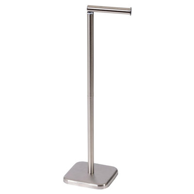 Showerdrape Capri Satin Stainless Steel Swivel Toilet Roll & Spare ...