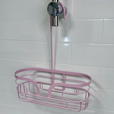 Showerdrape Dante Pink Mini Shower Caddy