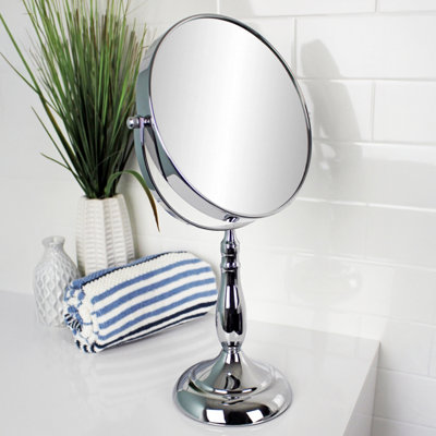Showerdrape Vidos 7x Magnifying Chrome Makeup Vanity Mirror