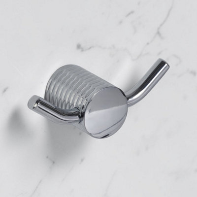 Showerdrape Vitality Chrome Stainless Steel Wall Mounted Robe Hook