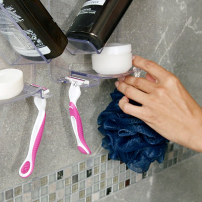 ShowerGem Easy Clean Removable Rustproof Shower Caddy. As Seen On ...