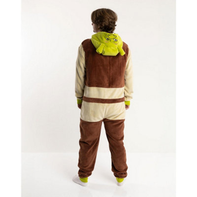 Shrek Unisex Beige Character Onesie (Medium)