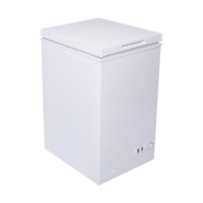 SIA CHF100W 48cm Freestanding Slimline Compact White Chest Freezer