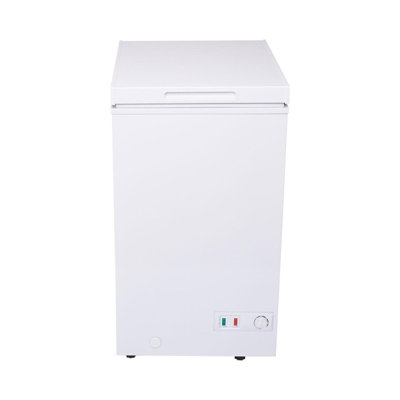SIA CHF100W 48cm Freestanding Slimline Compact White Chest Freezer