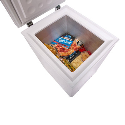 SIA CHF100W 48cm Freestanding Slimline Compact White Chest Freezer