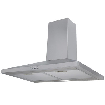 SIA CHL60SS 60cm Chimney Cooker Hood Kitchen Extractor Fan In Stainless ...