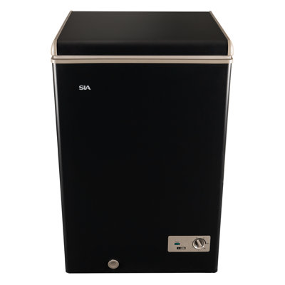 SIA HSCHF97BL/E Freestanding 97L Black Chest Freezer - E Energy Rated