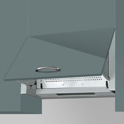 SIA INT60SS 60cm Silver Integrated Built In Cooker Hood Kitchen ...