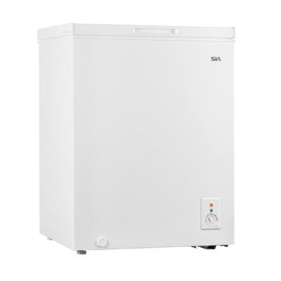 SIA SCF150WE White Freestanding Compact Chest Freezer 142L | DIY at B&Q