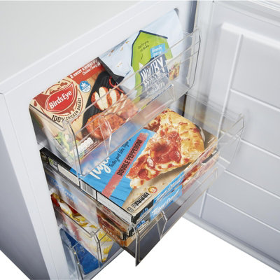 SIA UCF50WH/E 50cm White Freestanding Under Counter Freezer with ...
