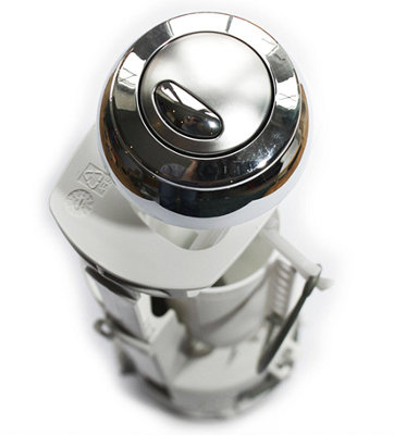 SIAMP Optima 49 Dual Flush Valve with Chrome button 2 inch outlet 32499910