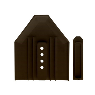 Side-Fix End Cap Replacement Kit (Single) - Brown