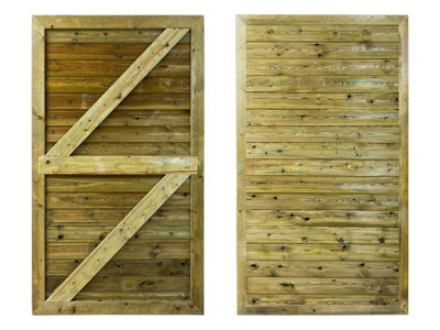 Side Gate - Premium Horizontal Tongue And Groove (1200mm x 1000mm, Left ...