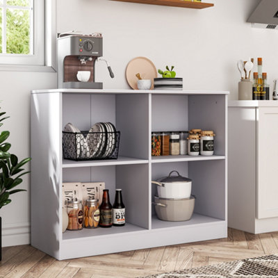Sideboard Cabinet Sideboard Buffet with Open Shelves W 1000 x D 400 x H ...