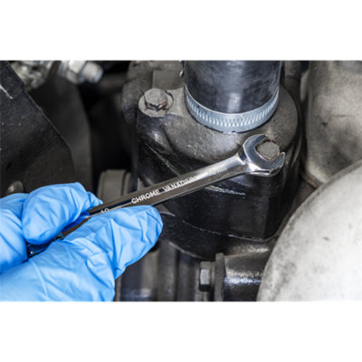 Siegen Flexi-Head Combination Ratchet Spanner Set 12pc