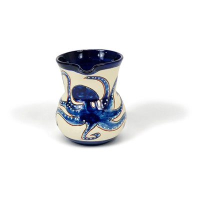 Signature Blue & White Octopus Hand Painted Ceramic Kitchen Small ...