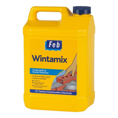 Sika Feb Wintamix Accelerator & Frostproofer - Clear, 5L - Chloride ...